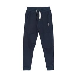 Jogginghose Color Kids "Jogginghose COSweat", M&auml;dchen, Gr. 140, N-Gr, blau (total eclipse), Obermaterial: 75% Polyester PES. 25% Viskose CV., Hosen Jogginghose