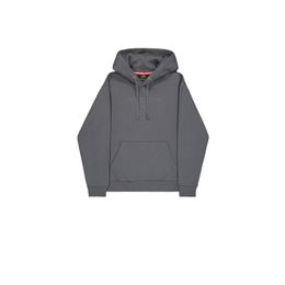 Hoodie Alpha Industries "DTM Alpha Hoodie", Herren, Gr. L, grauschwarz, Obermaterial: 80% Baumwolle, 20% Polyester, regular fit, Sweatshirts Hoodie