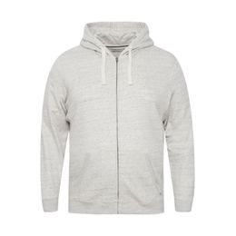 Kapuzensweatjacke Blend "Kapuzensweatjacke BHAlton", Herren, Gr. XXL, grau (stone mix), Web, Obermaterial: 60% Baumwolle CO. 40% Polyester PES., normal, Sweatjacken