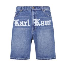 Jeansshorts Karl Kani "Karl Kani Herren Karl Kani OG Old English Denim Shorts", Herren, Gr. 40, Normalgr&ouml;&szlig;en, vintage indigo, 100% Baumwolle, Jeans Jeansshorts