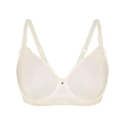 Sassa Mode T-Shirt-BH SASSA "Spacer BH CLASSIC LOOK", Damen, Gr. 85, Cup E, beige (ivory), Stoff, Obermaterial: 78% Polyamid PA. 22% Elasthan EL., BHs T-Shirt-BH