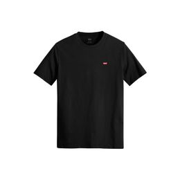 Levi's T-Shirt LEVI'S "T-Shirt Original Housemark Tee 1er Pack", Herren, Gr. L, schwarz, Obermaterial: 100% Baumwolle CO., Shirts T-Shirt