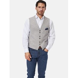 Funktionsweste Babista "Weste HERMINIO", Herren, Gr. 56, blau (hellgrau), Obermaterial: 50% Baumwolle CO. 50% Polyester COOLMAX PES(Coolmax)., Westen Funktionsweste