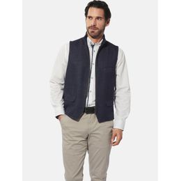 Jerseyweste Babista "Weste ULDIN", Herren, Gr. 54, blau (dunkelblau), Obermaterial: 47% Viskose Birla CV Birla. 45% Baumwolle CO. 7% Polyamid ECONYL PA ECONYL. 1% Elasthan EL., Westen
