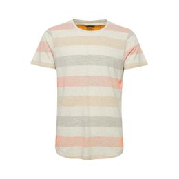 Rundhalsshirt Blend "Rundhalsshirt BHEfkin", Herren, Gr. XL, orange (jaffa orange), Obermaterial: 70% Baumwolle CO. 30% Polyester PES., Shirts Rundhalsshirt
