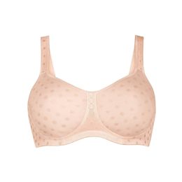 Entlastungs-BH Anita "Komfort BH Airita", Damen, Gr. 75, Cup D, beige (light powder), Obermaterial: 63% Polyester PES. 23% Polyamid PA. 14% Elasthan EL., BHs Entlastungs-BH