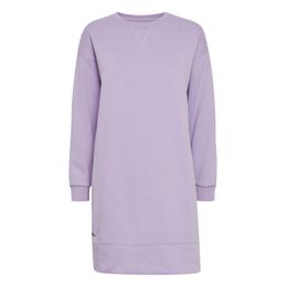 Sweatkleid oxmo "Sweatkleid OXHolly", Damen, Gr. M, N-Gr, lila (sand verbena), Obermaterial: 55% Polyester PES. 45% Baumwolle CO., Kleider Sweatkleid