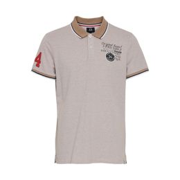 Poloshirt FQ1924 "Poloshirt FQImal", Herren, Gr. L, braun (coriander), Obermaterial: 95% Baumwolle CO. 5% Elasthan EL., Shirts