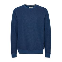 Rundhalspullover Blend "Rundhalspullover BHSweatshirt", Herren, Gr. 3XL, blau (marineblaus), Obermaterial: 100% Baumwolle CO., Pullover Rundhalspullover