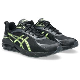 Sneaker asics SPORTSTYLE "GEL-QUANTUM 180 VIII", Damen, Gr. 43,5, schwarz, carrier grau, Textil, Schuhe Sneaker