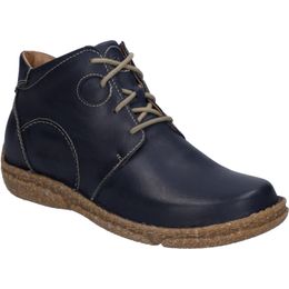 Stiefelette Josef Seibel "Neele 46, ocean", Damen, Gr. 38, blau (ocean), Obermaterial: 100% Rindsleder Leather cow., Schuhe Stiefelette