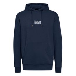 !Solid Longpullover SOLID "Sweatshirtkapuzenpul SDRubin", Herren, Gr. XL, blau (insignia blau), Obermaterial: 60% Baumwolle CO. 40% Polyester PES., Pullover Longpullover