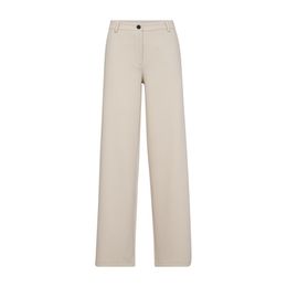 Stoffhose Freequent "FQNANNI-PANTS", Damen, Gr. L, N-Gr, moonbeam melange, Web, Obermaterial: 73% Polyester, 24% Viskose, 3% Elasthan, unifarben, bequem lang, Hosen Stoffhose, Sommerhose mit Seiten-und Ges&auml;&szlig;taschen