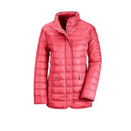 Steppjacke GOLDNER "Leichte Steppjacke mit vielen Details", Damen, Gr. 40, orange (koralle), Obermaterial: 100% Polyester PES., Jacken Steppjacke