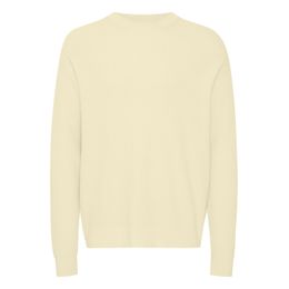 !Solid Strickfleece-Pullover SOLID "Strickpullover SDHami", Herren, Gr. XXL, gelb (anise flower), Obermaterial: 70% Baumwolle CO. 30% Nylon NY., Pullover