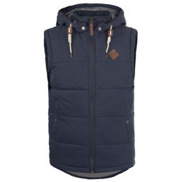 !Solid Steppweste SOLID "Steppweste SDDry", Herren, Gr. M, blau (insignia b), Obermaterial: 70% Baumwolle CO. 30% Nylon NY., Westen Steppweste
