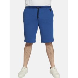 Shorts CHARLES COLBY "Sweatbermuda BARON LORCAN", Herren, Gr. L, N-Gr, blau (royal blau), Obermaterial: 95% Polyester COOLMAX PES(Coolmax). 5% Elasthan EL., Hosen Shorts