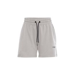 Sweatshorts North Bend "Sweatshorts NBBea", Damen, Gr. 44, N-Gr, grau (drizzle), Obermaterial: 66% Viskose CV. 30% Polyester PES. 4% Elasthan EL., Hosen Sweatshorts