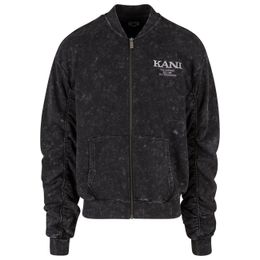 Bomberjacke Karl Kani "Karl Kani Herren", Herren, Gr. XS, schwarz, 80% Baumwolle, 20% Polyester, normal, ohne Ausschnitt, Jacken Bomberjacke