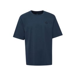 T-Shirt 11 Project "T-Shirt PROlie", Herren, Gr. XXL, blau (marineblaus), Obermaterial: 95% Baumwolle CO. 5% Elasthan EL., oversize normal, ohne Ausschnitt, Shirts T-Shirt