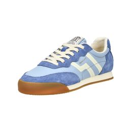 Sneaker Gant "Gant Sneaker Veloursleder/Textil", Damen, Gr. 41, blau, Textil, Veloursleder, Schuhe Sneaker