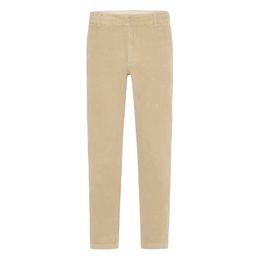 Chinohose Kronstadt "Chinohose KSEbben", Herren, Gr. M, N-Gr, beige (wei&szlig; pepper), Obermaterial: 98% Baumwolle CO. 2% Elasthan EL., Hosen Chinohose