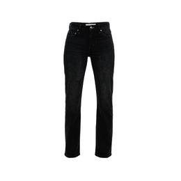 Straight-Jeans SURI FREY "Straight Leg Jeans SFY Freyday", Damen, Gr. L, EURO, schwarz (schwarz washed 100), Obermaterial: 99% Baumwolle CO. 1% Elasthan EL., Jeans Straight-Jeans