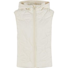 Steppweste Urban Classics "Urban Classics Ladies Super Light Puffer Vest", Damen, Gr. 3XL, sandwei&szlig;, 100% Polyester, Westen Steppweste
