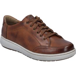 Sneaker Josef Seibel "David 03, cognac-kombi", Herren, Gr. 41, braun (cognac, kombi), Obermaterial: 100% Rindsleder Leather cow., Schuhe Sneaker