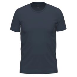 Unterhemd Ammann "T-Shirt Day Modern / Close to you", Herren, Gr. 8, N-Gr, blau (nightblau), Obermaterial: 93% Baumwolle CO. 7% Elasthan EL., Unterhemden Unterhemd