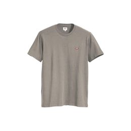 Levi's T-Shirt LEVI'S "T-Shirt Original Housemark Tee 1er Pack", Damen, Gr. L, braun (khaki), Obermaterial: 100% Baumwolle CO., Shirts T-Shirt