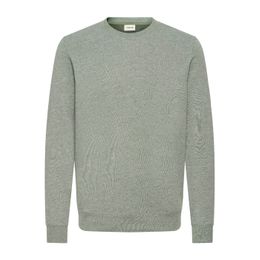 !Solid Longpullover SOLID "Sweater SDSimsa", Herren, Gr. XXL, gr&uuml;n (climbing ivy melange), Obermaterial: 65% Polyester PES. 35% Baumwolle CO., Pullover Longpullover