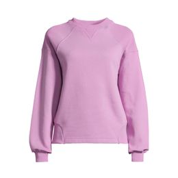Sweatshirt SALZHAUT "Sweatshirt REIP", Damen, Gr. XL, rosa (pale), Obermaterial: 80% Baumwolle CO. 20% Polyester PES., Sweatshirts Sweatshirt