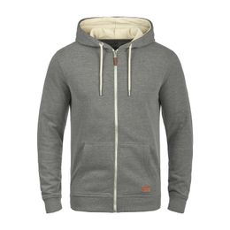 Kapuzensweatjacke Blend "Kapuzensweatjacke BHHulker", Herren, Gr. L, grau (pewter mix), Obermaterial: 60% Baumwolle CO. 40% Polyester PES., Sweatjacken