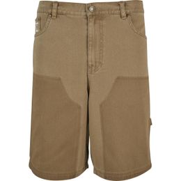 Shorts Karl Kani "Karl Kani Karl Kani Og Washed Carpenter Shorts", Herren, Gr. M, US-Gr&ouml;&szlig;en, schwarzsand, 100% Baumwolle, unifarben, normal, Hosen Shorts