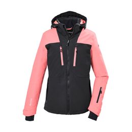 Skijacke Killtec "KSW 283 WMN SKI JCKT", Damen, Gr. 42, schwarz, Obermaterial: 100% Polyester;Futter: 100% Polyamid;F&uuml;llung: 100% Polyester, Jacken Skijacke, Wind- und wasserdichte Skijacke, atmungsaktiv, verstellbar