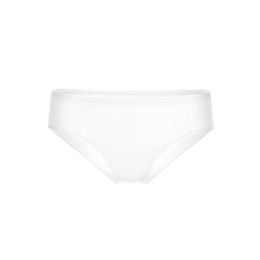 Slip Calida "Slip Natural Comfort Regular Cut Slip 1er Pack", Damen, Gr. 36-38, wei&szlig;, Obermaterial: 92% Baumwolle CO. 8% Elasthan EL., Unterhosen Slip
