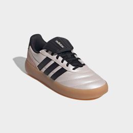 Sneaker adidas Sportswear "BARREDA MUNDIAL", Damen, Gr. 37, sandy pink metallic, core schwarz, blush pink, Leder, Schuhe Sneaker