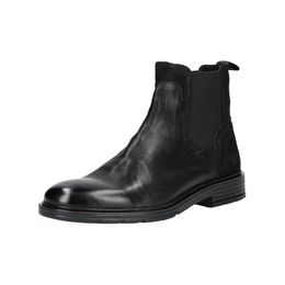 Stiefelette Bullboxer "Bullboxer Stiefelette Leder/Textil", Damen, Gr. 42, schwarz, Leder, Textil, Schuhe Stiefelette
