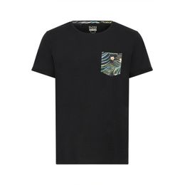 T-Shirt Blend "T-Shirt BHFlorens", Herren, Gr. L, schwarz, Obermaterial: 100% Baumwolle CO., Shirts T-Shirt