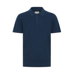 Poloshirt Blend "Poloshirt BHALK", Herren, Gr. M, blau (marineblaus), Obermaterial: 100% Baumwolle CO., Shirts