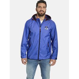 Funktionsjacke Jan Vanderstorm "Funktionsjacke DIRCH", Herren, Gr. 60, blau (royal blau), comfort fit, Jacken Funktionsjacke, f&uuml;r jedes Wetter
