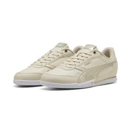 Sneaker Puma "Bella Donna Metallic Whisper Sneakers Damen", Herren, Gr. 40, alpine snow gold wei&szlig;, Obermaterial: Synthetik, Textil. Futter: Textil. Innensohle: Textil. Laufsohle: Gummi, Schuhe Sneaker