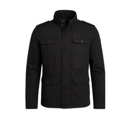 Allwetterjacke Brandit "Brandit Herren Britannia Winter Jacket", Herren, Gr. L, schwarz, 100% Baumwolle, mehrfarbig, normal, amerikanischer Ausschnitt, Jacken