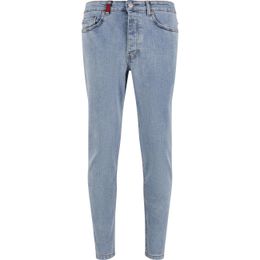 Bequeme Jeans 2Y Premium "2Y Premium Herren 2Y Basic Slim Fit Denim", Herren, Gr. 33, Normalgr&ouml;&szlig;en, lightblau, 98% Baumwolle, 2% Elasthan, unifarben, Jeans