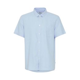 !Solid Blusenshirt SOLID "Leinenhemd SDAllan", Herren, Gr. L, blau (chambray blau), Obermaterial: 58% Leinen LI. 42% Viskose CV., Hemden Blusenshirt