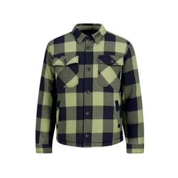 Funktionsmantel Brandit "Brandit Herren Lumberjacket", Herren, Gr. 6XL, schwarz, olive, 100% Baumwolle, M&auml;ntel