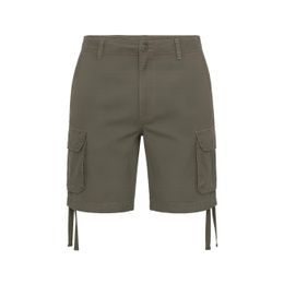 Stoffhose Brandit "Brandit Herren Urban Legend Cargo Shorts", Herren, Gr. M, US-Gr&ouml;&szlig;en, olive, 65% Polyester, 35% Baumwolle, normal, Hosen Stoffhose