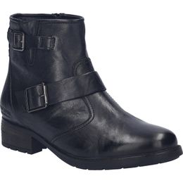 Stiefelette Josef Seibel "Kate 21, schwarz", Damen, Gr. 37, schwarz, Obermaterial: 100% Rindsleder Leather cow., Schuhe Stiefelette