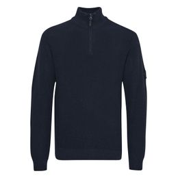 Troyer INDICODE "Troyer IDRevillan", Herren, Gr. L, blau (navy), Obermaterial: 46% Baumwolle CO recyc.. 34% Baumwolle CO. 20% Polyester PES., Pullover Troyer